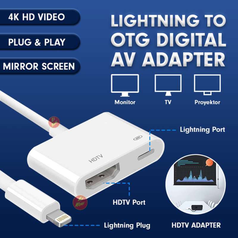 Promo LIGHTNING DIGITAL AV ADAPTER / HDMI Diskon 50% di Seller ...