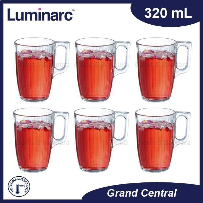 Jual 1 Set 6 Pcs Luminarc Mug Coffee 32cl/luminarc Mug Breakfast/mug ...