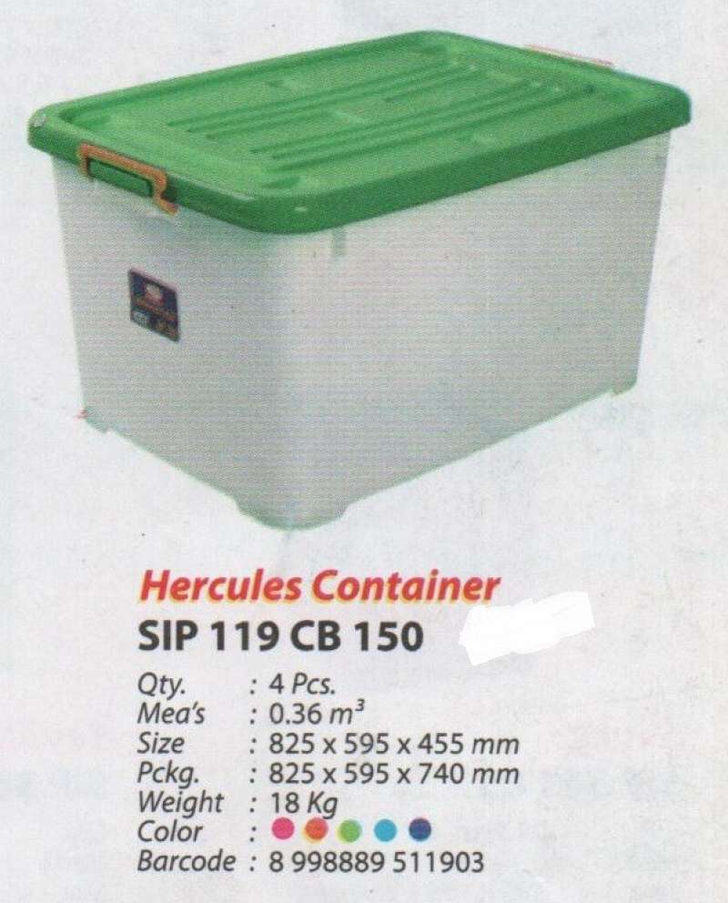 Promo SHINPO 119- HERCULES CONTAINER BOX CB 150 LITER Diskon 33% di ...