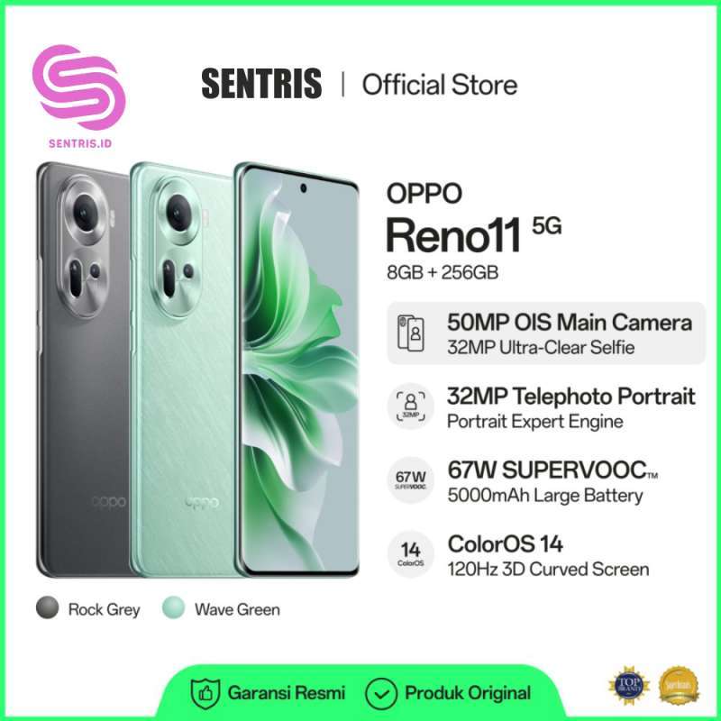 Jual Oppo Reno 11 5g 8/256gb Di Seller Sentris.id Official Store ...
