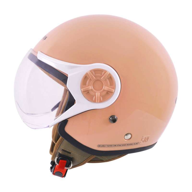 Jual Cargloss Yrh Hijab Retro Helm Half Face - Dusty Pink Di Seller ...