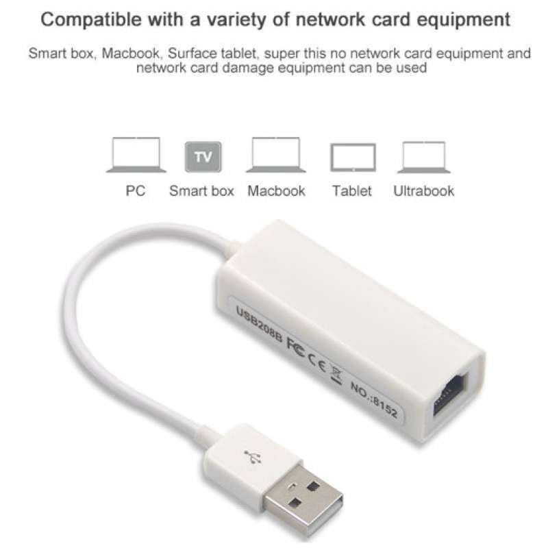 Promo Usb 2.0 To Lan Rj45 Ethernet Network Adapter 10/100mb Diskon 9% ...