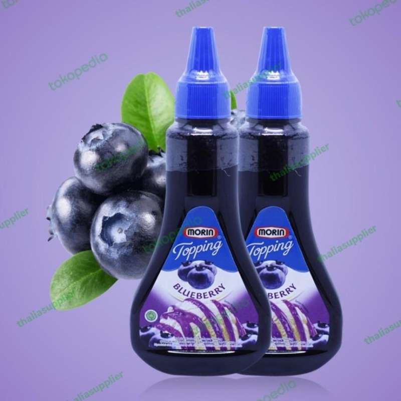 Jual Morin Selai & Topping Blueberry 310gr Dalam Botol Praktis. Di ...