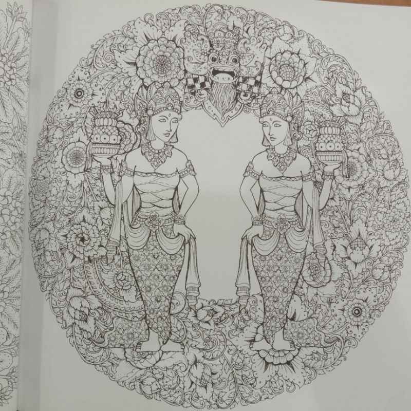 Jual Buku Mewarnai Dewasa : Bali Coloring Book Nirvana - I.b.g. Wiraga ...