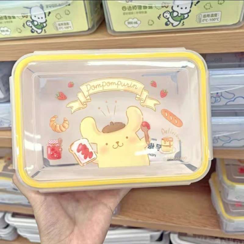 Promo MINISO X SANRIO KOTAK MAKAN MODEL LOCK SANRIO 900ML ( MINISO ...