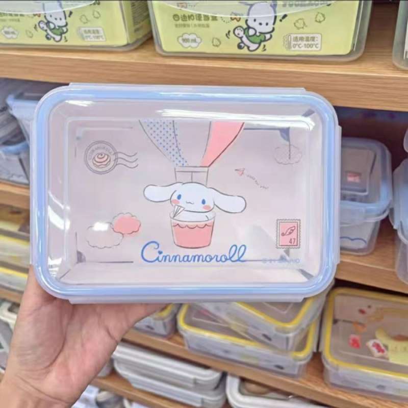 Promo MINISO X SANRIO KOTAK MAKAN MODEL LOCK SANRIO 900ML ( MINISO ...