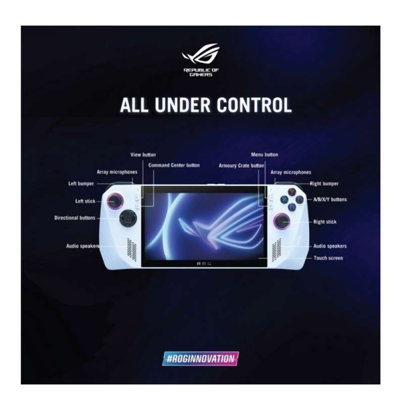 Promo ASUS ROG Ally Portable Gaming - RC71L-R2RADA6W - Unit Only Diskon ...