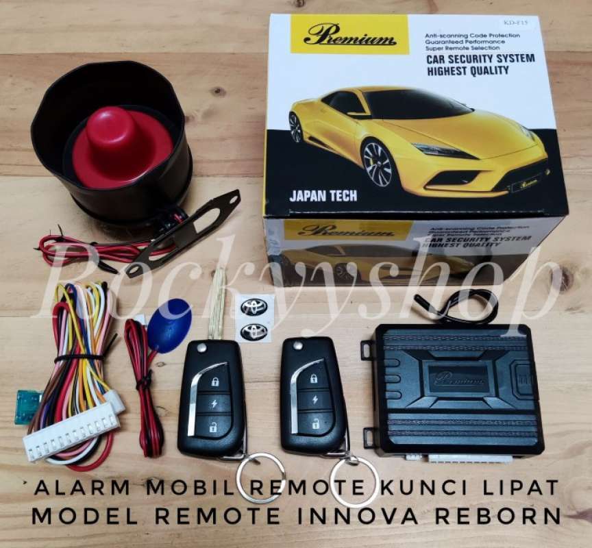Promo Sale Paket Alarm Mobil Kunci Lipat Model Innova Reborn Untuk 5 ...