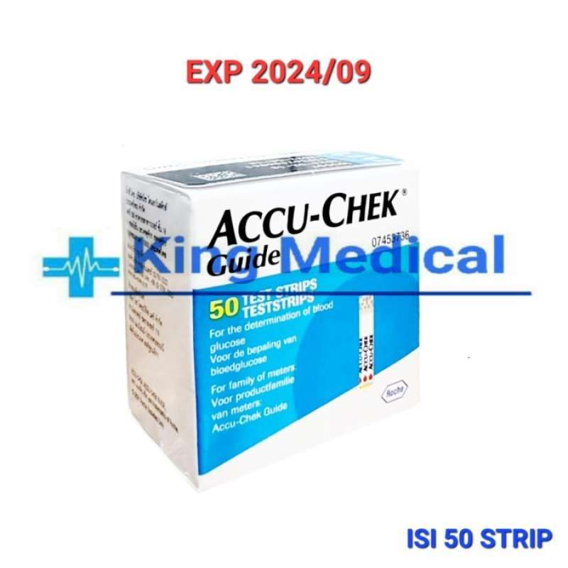 Promo Strip Accu Chek Guide 50 Test Strip/accu Check Guide Test Strip ...