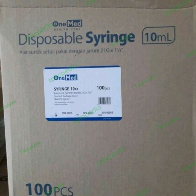 Promo Spuit 10cc Syringe Onemed Diskon 33% Di Seller Jaya Raga ...