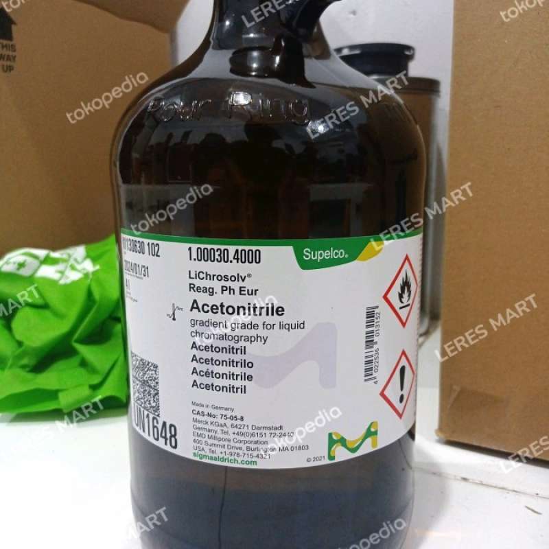 Promo acetonitrile for hplc merck ecer 100ml Diskon 33% di Seller Jaya ...
