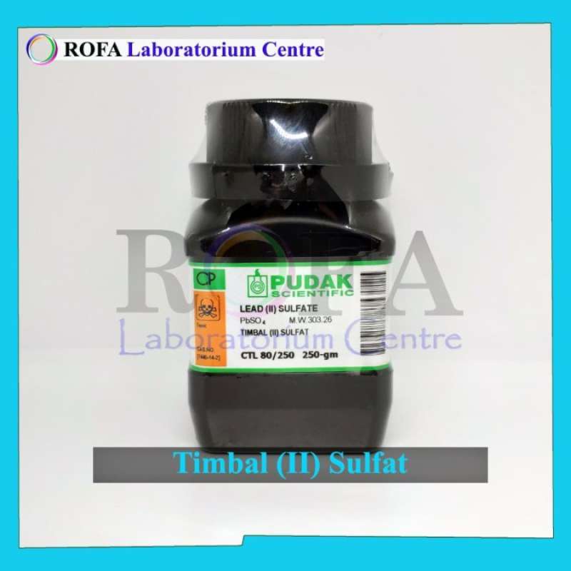 Promo Timbal (II) Sulfat / Lead (II) Sulfate / PbSO4 250 gram Diskon 33 ...