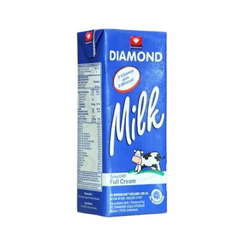 Jual Diamond Uht Milk Full Cream 1 Liter Di Seller Kamfood - Cipete ...