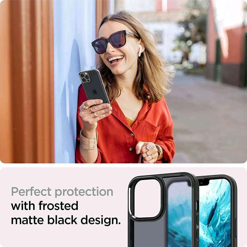 Jual Case iPhone 13 Pro Max Spigen Ultra Hybrid Matte Frost Doff Slim Casing - 13 Pro Max di ...