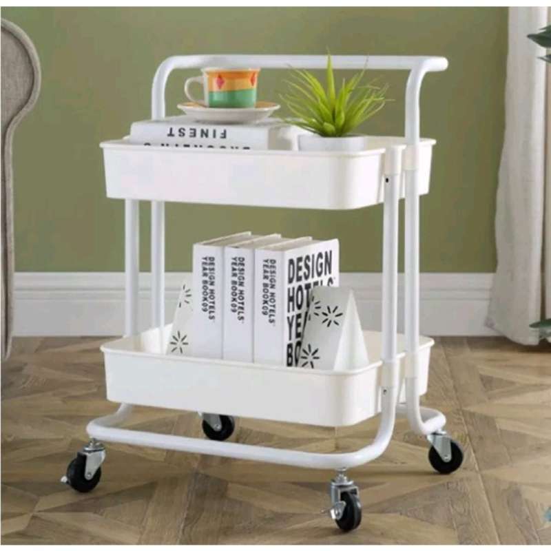 Jual Trolley Besi Roda Naiba Nandos / Rak Dapur / Rak Buku Serbaguna ...