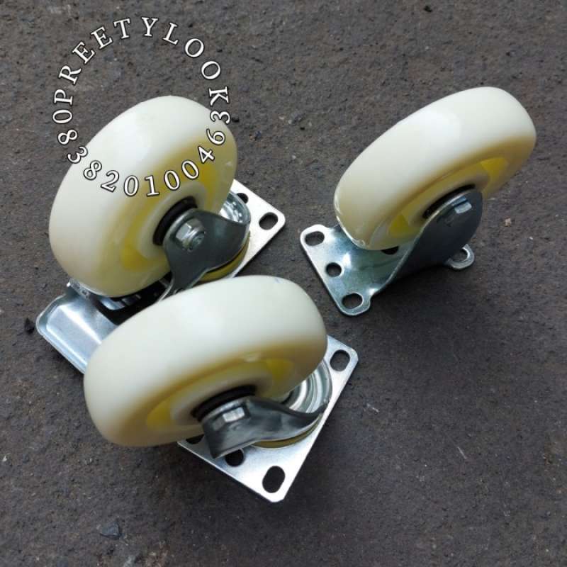 Promo Roda Troli Nylon 3 Inch Medium Duty Sagenwerk Roda Caster Roda ...