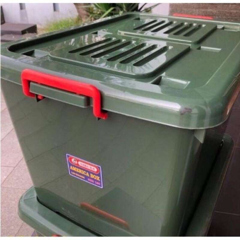 Promo BEST SELLER Box container 150L (CB150L) paling besar warna hijau ...