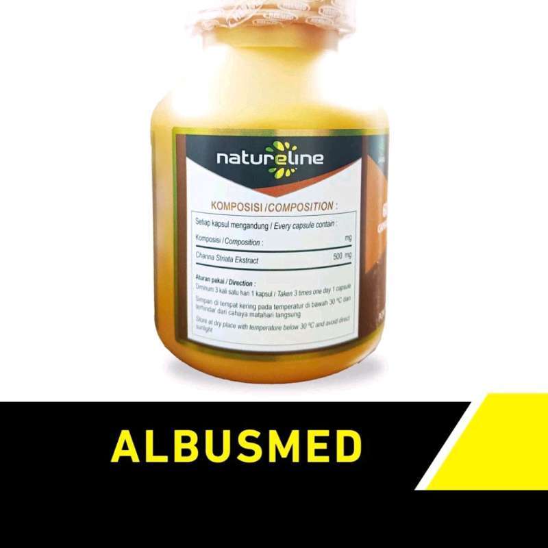 Jual Natureline Albusmed Ekstrak Ikan Gabus Premium Varian 30/60 kapsul ...