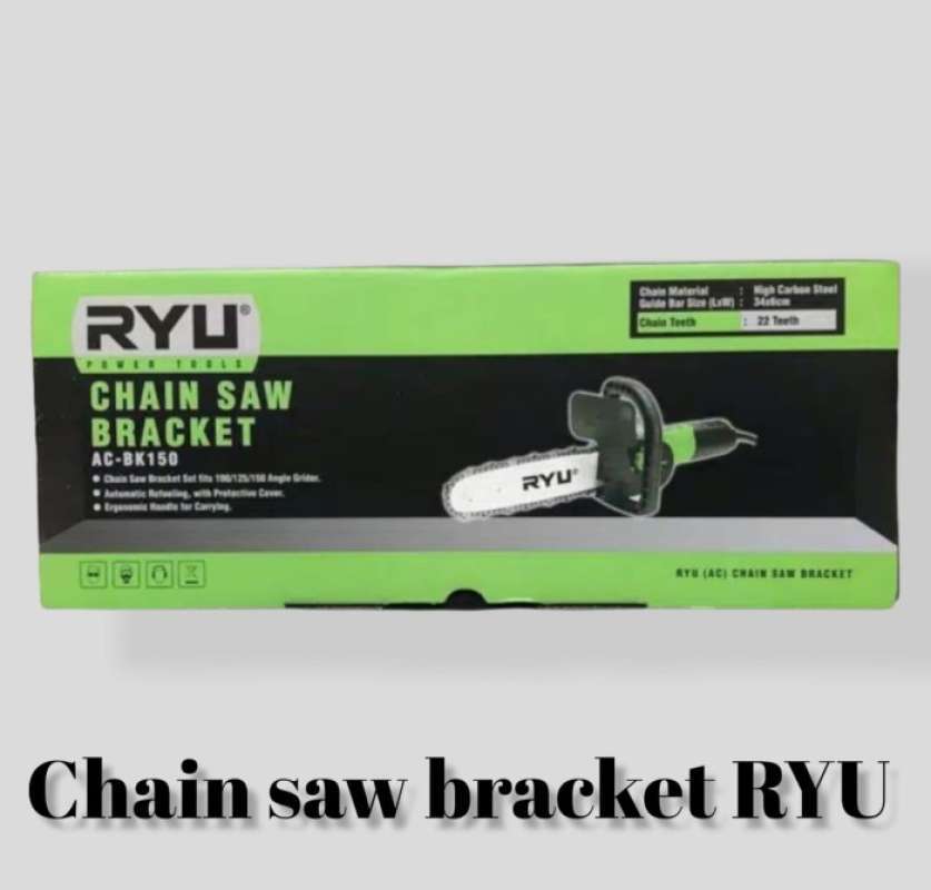 Promo chain saw bracket RYU AC-BK150-adaptor graji chainsaw ...