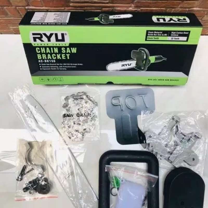 Promo chain saw bracket RYU AC-BK150-adaptor graji chainsaw ...