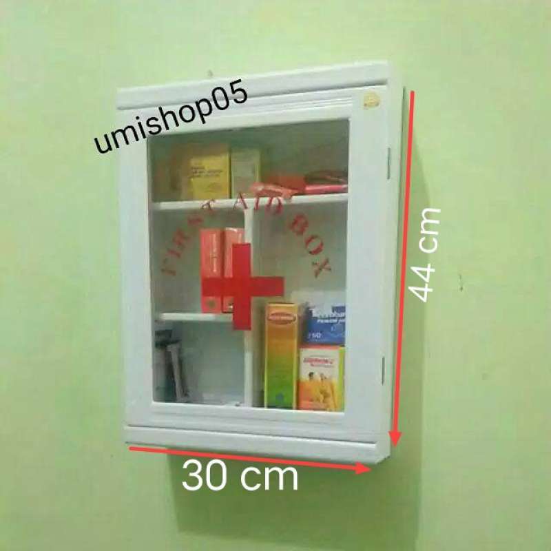 Promo Kotak P3k Dinding Besar First Aid Box Diskon 23% di Seller Samaga ...