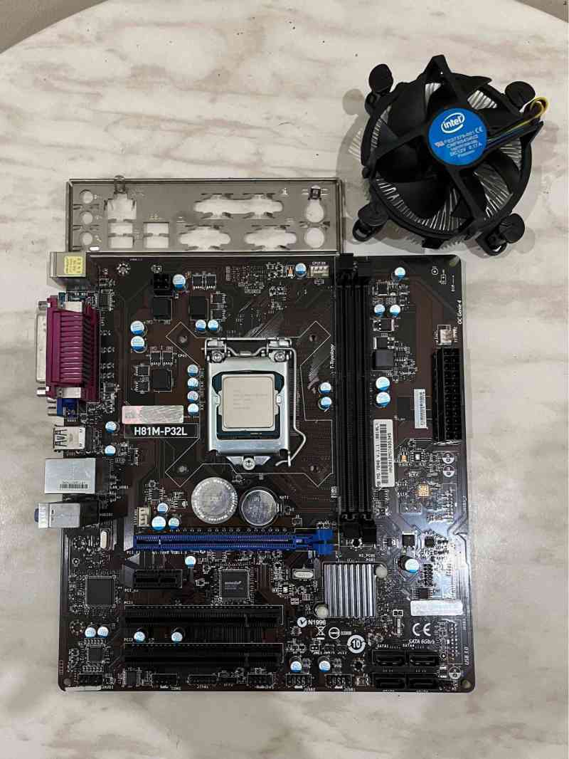 Jual Motherboard Mobo Paketan H81 dan i3 lengkap Ram dengan Fan - Paket ...