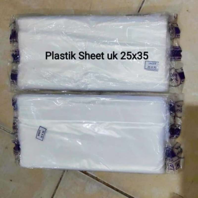 Promo Plastik Alas/sheet Ukuran 25x35cm(isi 5 Bks)plastik Lembaran ...
