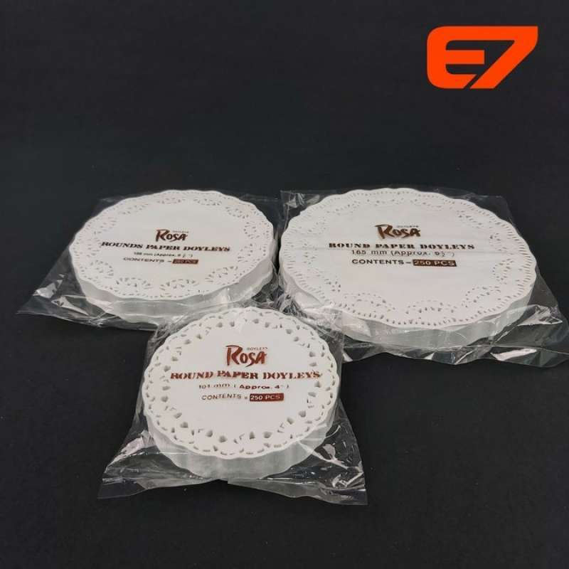 Promo Rosa Round Paper Doyleys - Kertas Tatakan Kue, Alas Kue, Alas ...