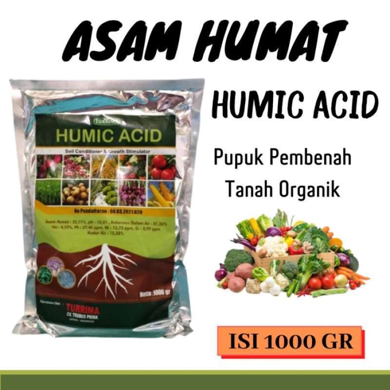 Promo Asam Humat 1 kg, Asam Humat 90% Humic Acid NAVACID Diskon 9% di ...