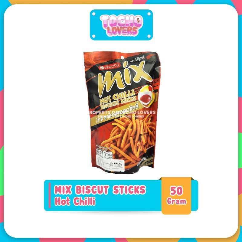 Promo VFOODS MIX BISCUIT STICK HOT CHILI / NORI SEAWEED / ORIGINAL ...