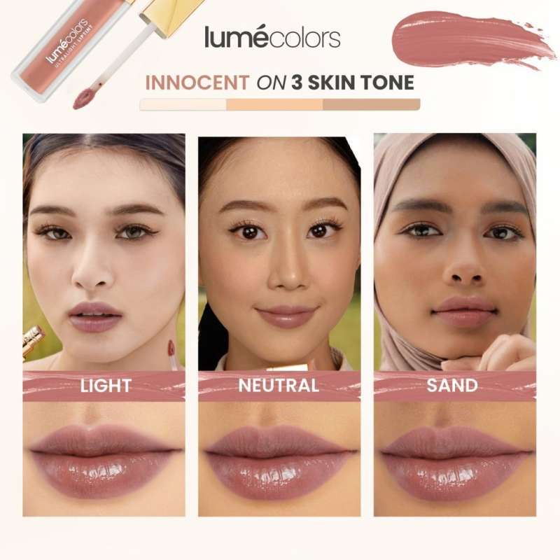Jual LUMECOLORS Ultralight Liptint 6.6 mL Hasil Warna Stain dan ...