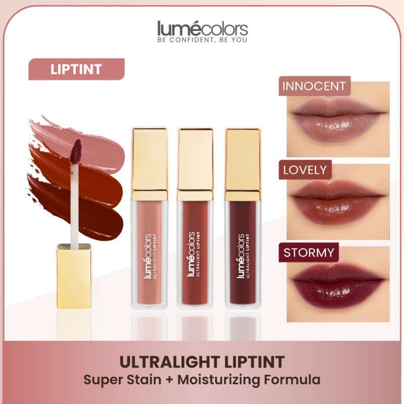 Jual LUMECOLORS Ultralight Liptint 6.6 mL Hasil Warna Stain dan ...