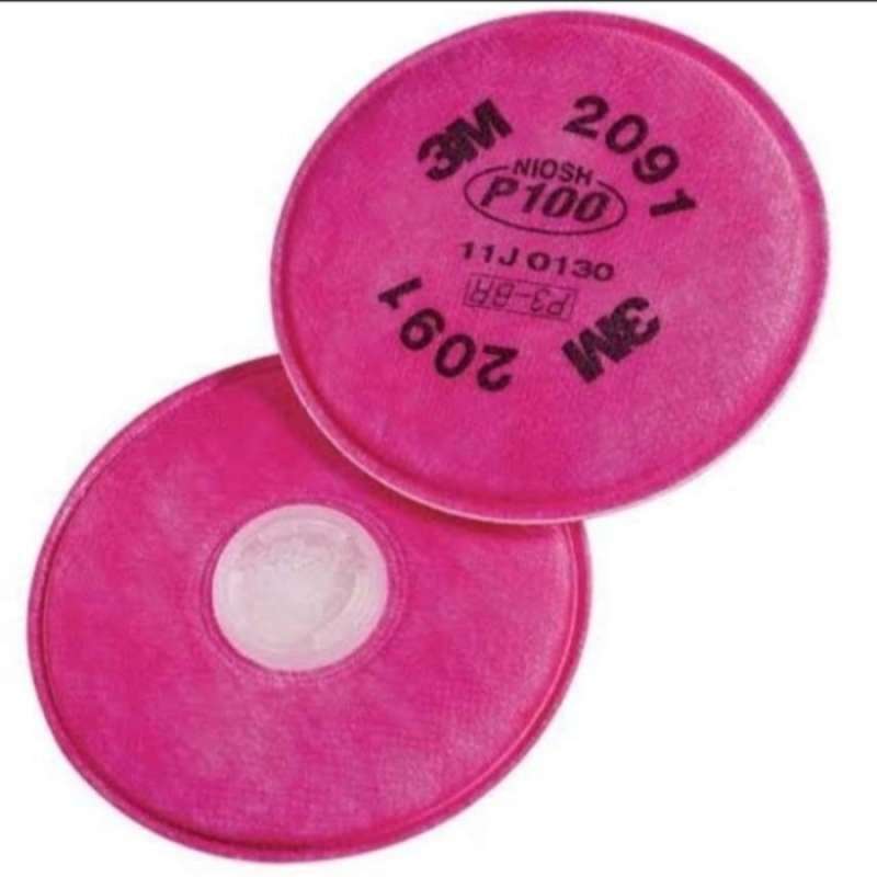 Promo 3M Particulate Filter 2091 P100 Respiratory Protection Original ...