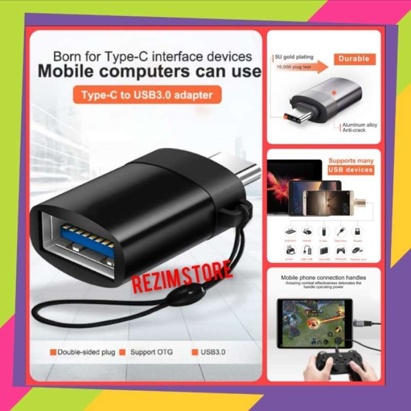 Promo Adapter Conektor Usb Female To Usb Type C Otg Type C To Usb Diskon Di Seller Quelma
