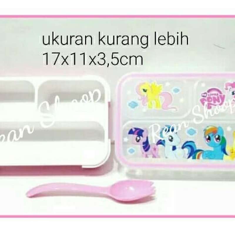 Promo Lunch Box Kotak Tempat Makan Anak Karakter Kuda Poni My Little Pony - Lorena Diskon 50% Di ...