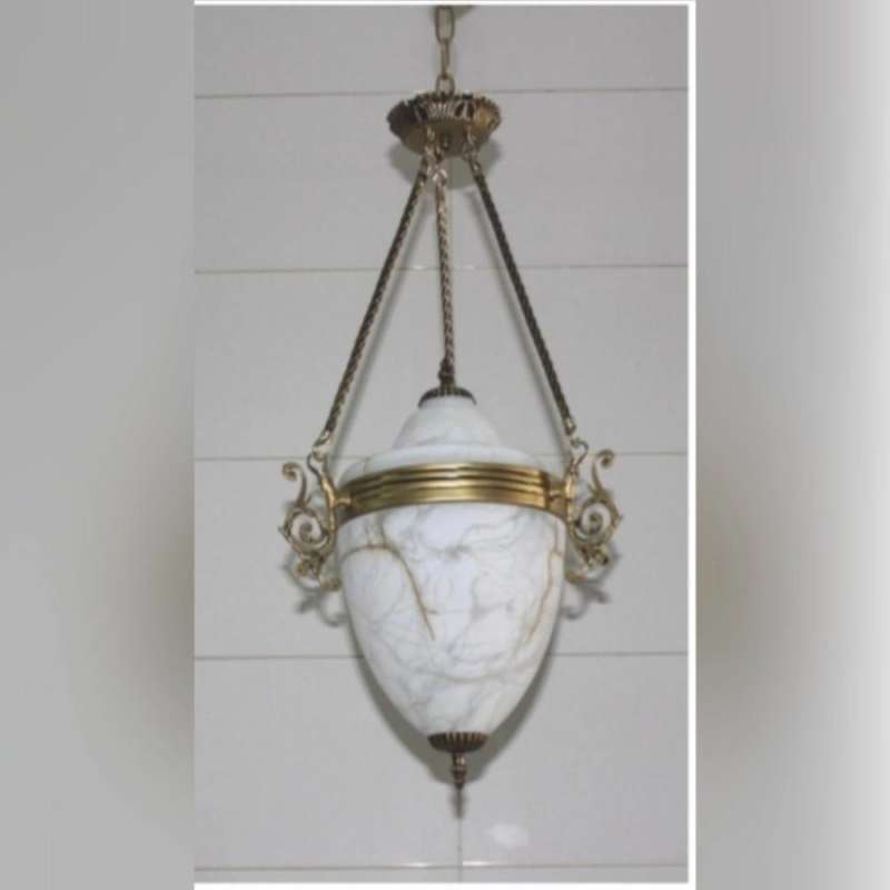 Jual Fl 183 / 3 Lampu Gantung Hias Teras Classic Minimalis Kaca Kanopi ...