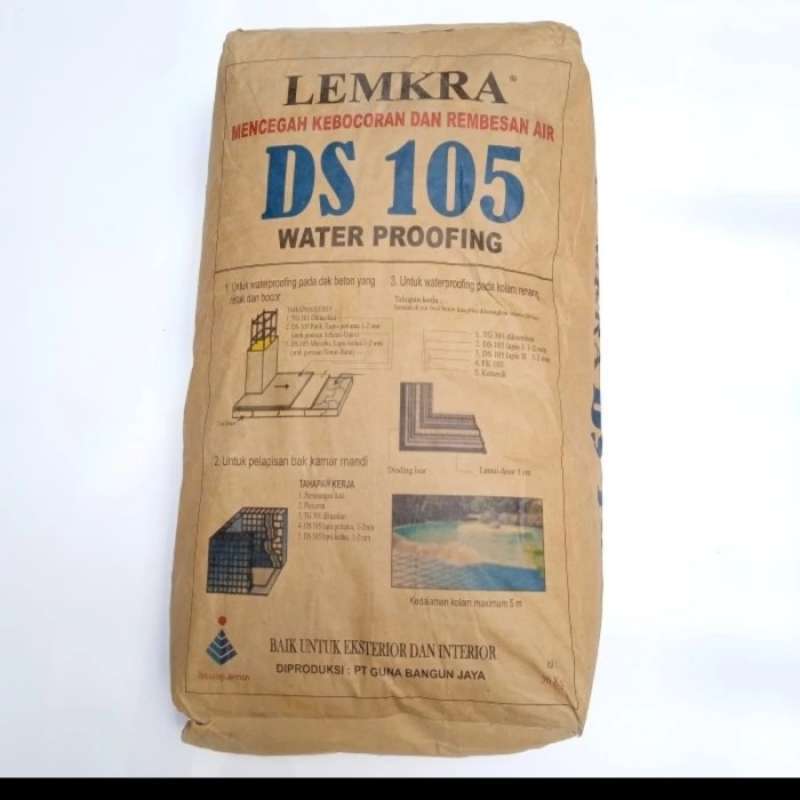 Jual Lemkra Ds 105 Ds105 Semen Anti Bocor Waterproofing Instan 30 Kg Di Seller Olebu Shop ...