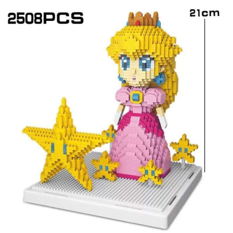 Promo Super Mario Bros Micro Blocks Pajangan Mario Lego Kecil Brick ...