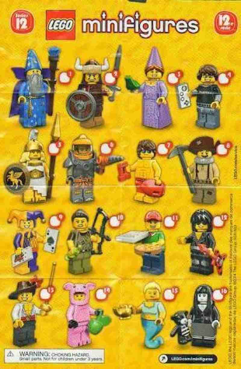 Jual Lego Set Minifigures Series 12 (16pcs Character ) Complete Di ...