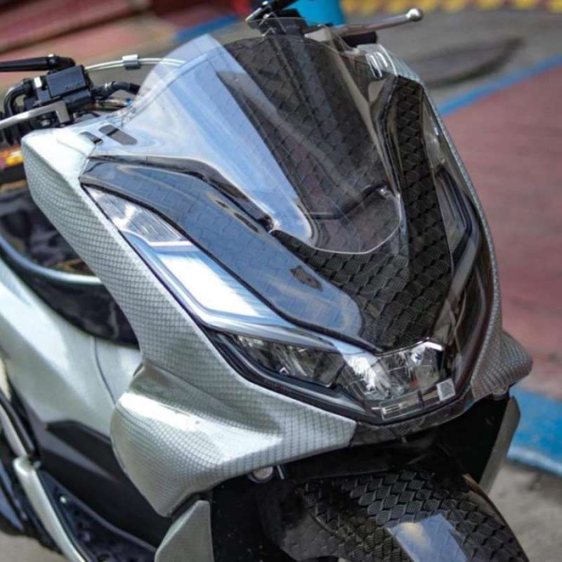 Promo Visor Pcx 160 - Windshield Pcx 160 3mm Presisi - Bening, Ukuran ...