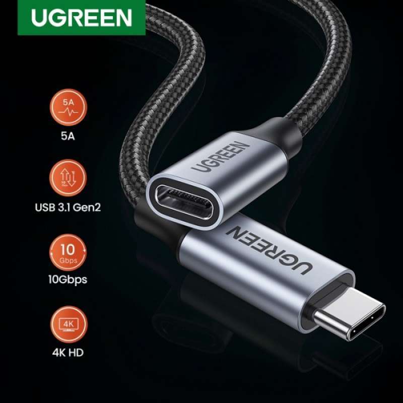 Promo Ugreen Kabel Extension Usb Type C Gen 2 Male To Female 10gbps ...