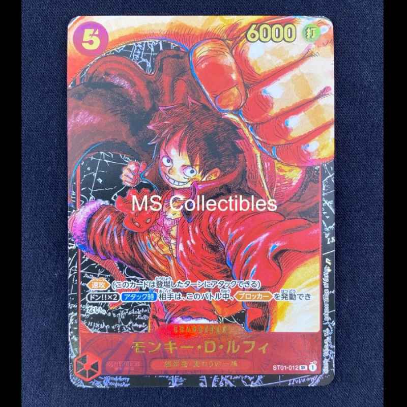 Promo One Piece Tcg Japanese Monkey D Luffy St01-012 Op05 Parallel Sr Diskon 23% Di Seller ...