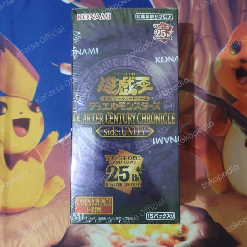 Promo Yugioh Yu-gi-oh Ocg Quarter Century Chronicle Side Unity Booster Box Diskon 23% Di Seller ...
