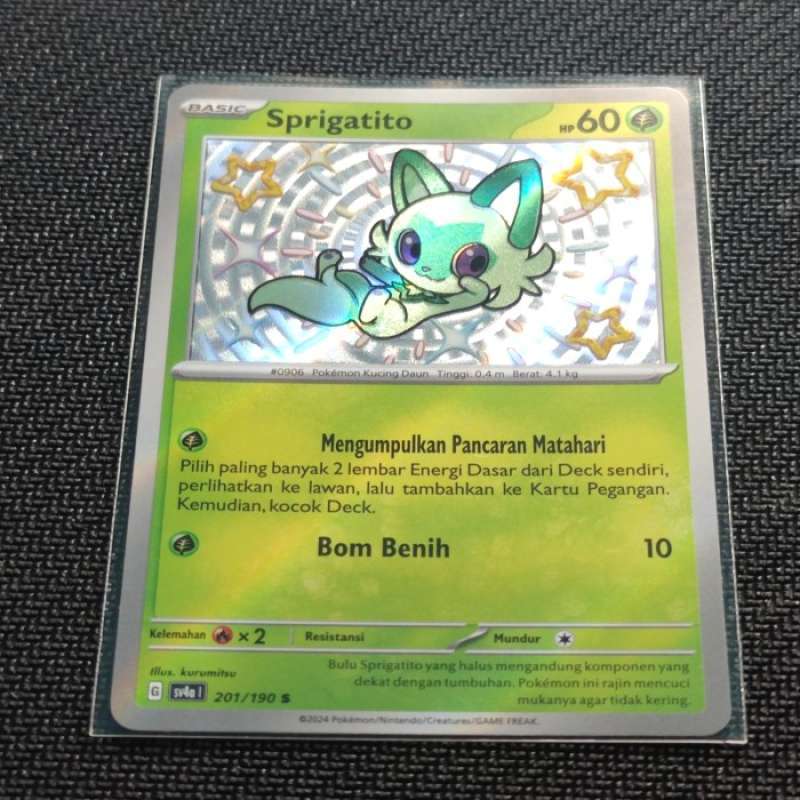 Promo Shiny Sprigatito Sv4a S Pokemon Tcg Indonesia Diskon 23% Di ...