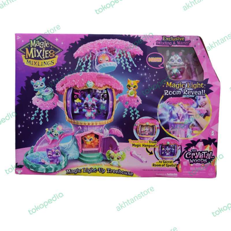 Promo Magic Mixies Mixlings Magic Light-up Treehouse Diskon 23% Di ...
