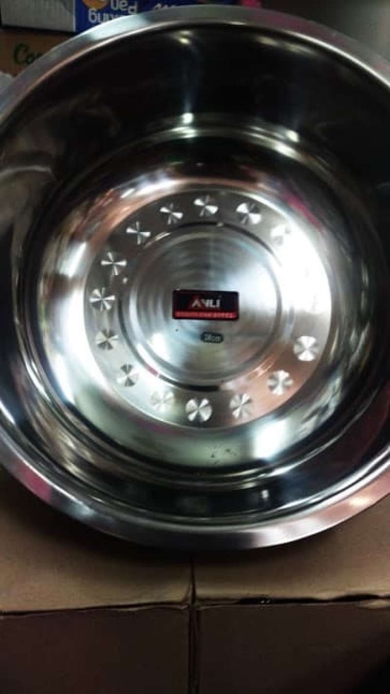 Promo Baskom Korea 36 Cm Anli / Baskom Stainless Anli Diskon 23% Di ...