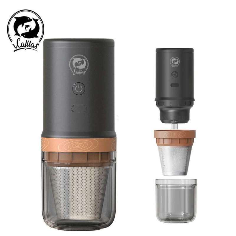 Jual Alat Penggiling Kopi Elektrik Coffee Grinder 2 In 1 Dripper Fk13 ...