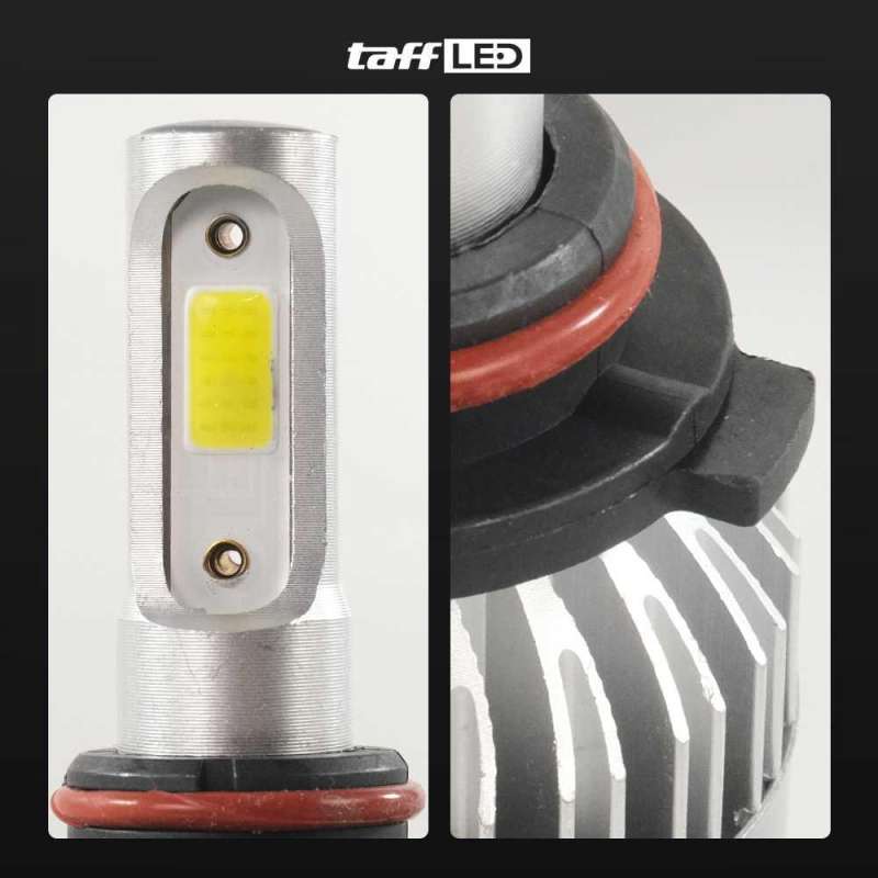 Jual Lampu Depan Mobil Led Cob Headlamp 8000lm Cool White 2 Pcs S2 ...