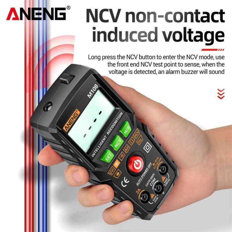 Jual Mini Digital Multimeter Ac/dc Electrical Voltage Tester M108 ...