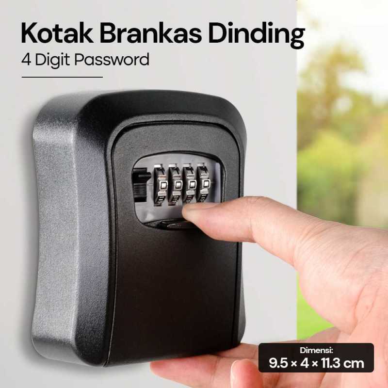 Promo Mool Kotak Brankas Safety Box Dinding 4 Digit Password Ml4 Diskon ...